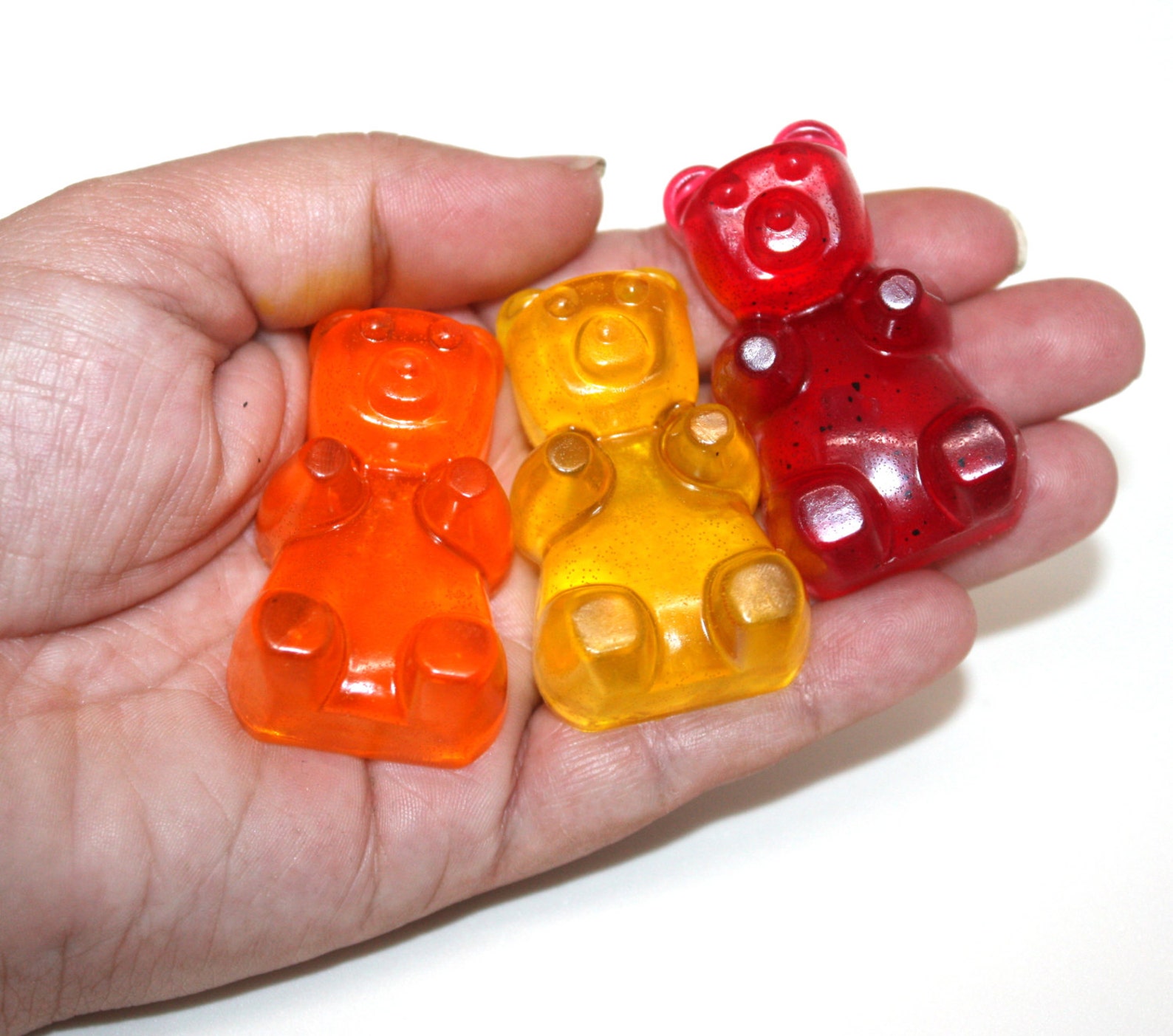 Gummy Bear/teddy Bear Soaps Set of 8 Candy Gummies Party - Etsy