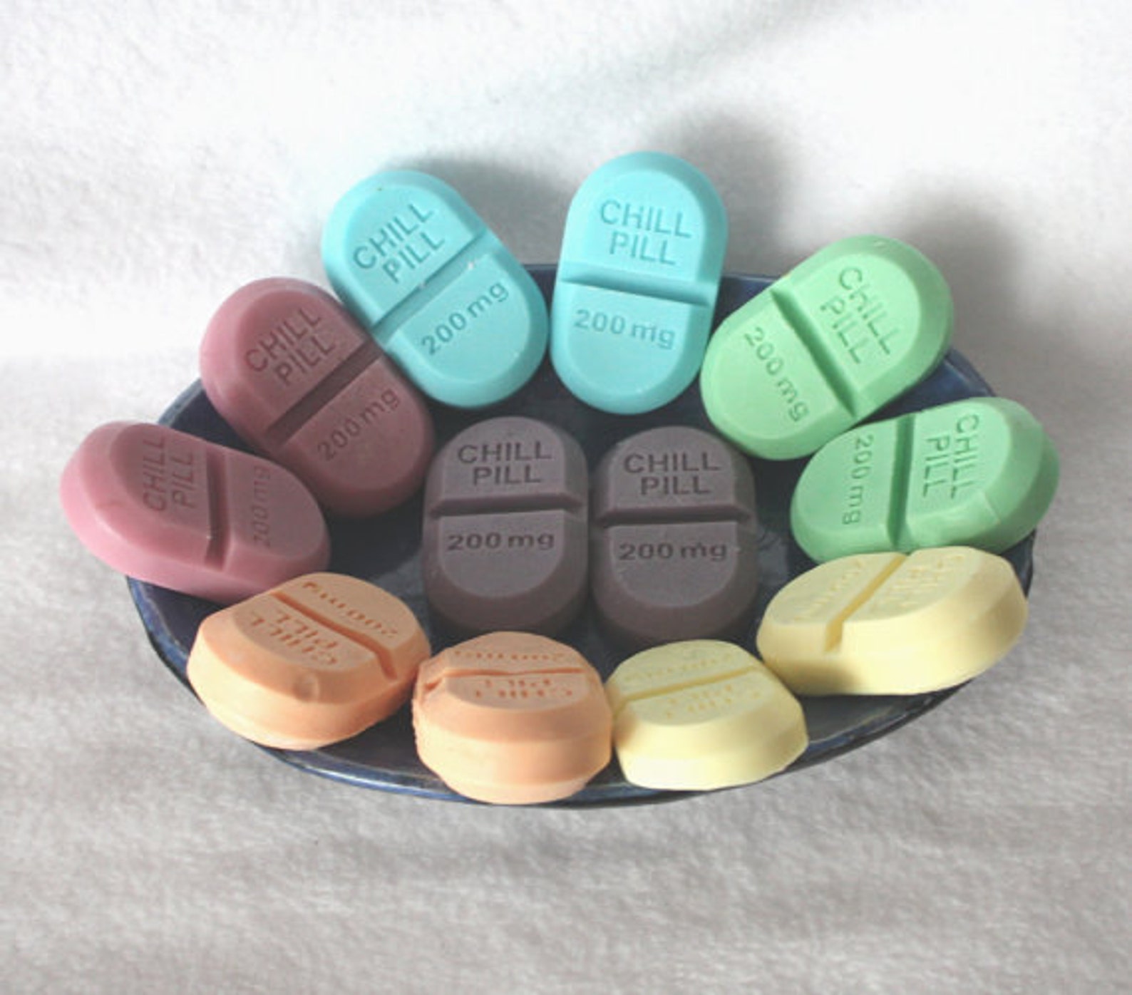 Set of 100 Chill Pill Soaps Individually Wrapped Party - Etsy