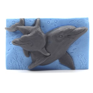 Dolphin and Baby Soap - Shower Bar, Marine Animals, Marine Mammal, Sea ...
