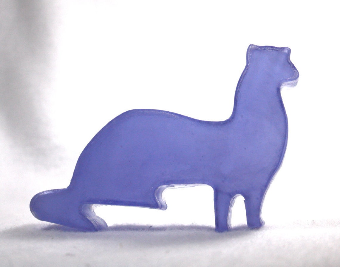 Ferret-shaped Soap Weasel Custom Color Custom Scent Pet - Etsy
