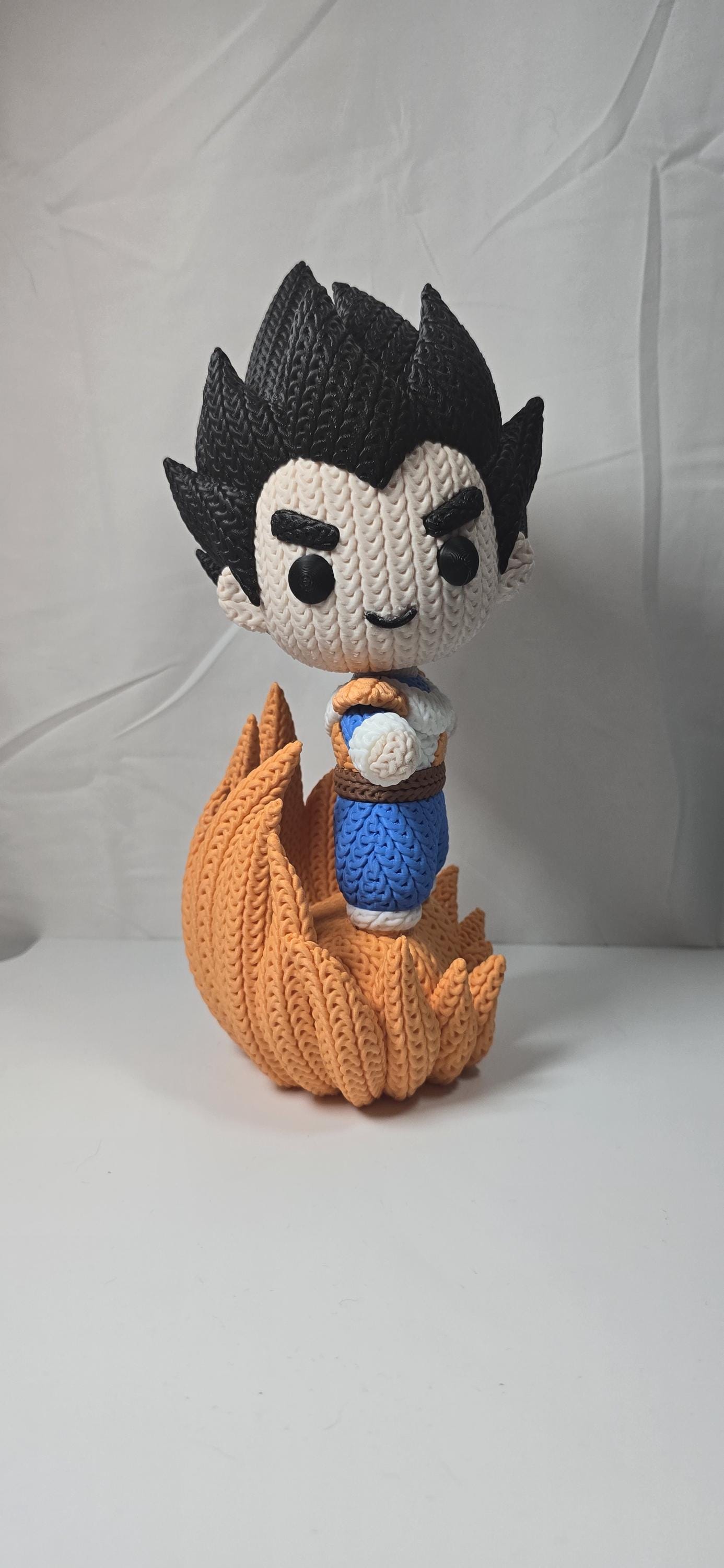 3D Printed Vegeta Crochet Style - Etsy