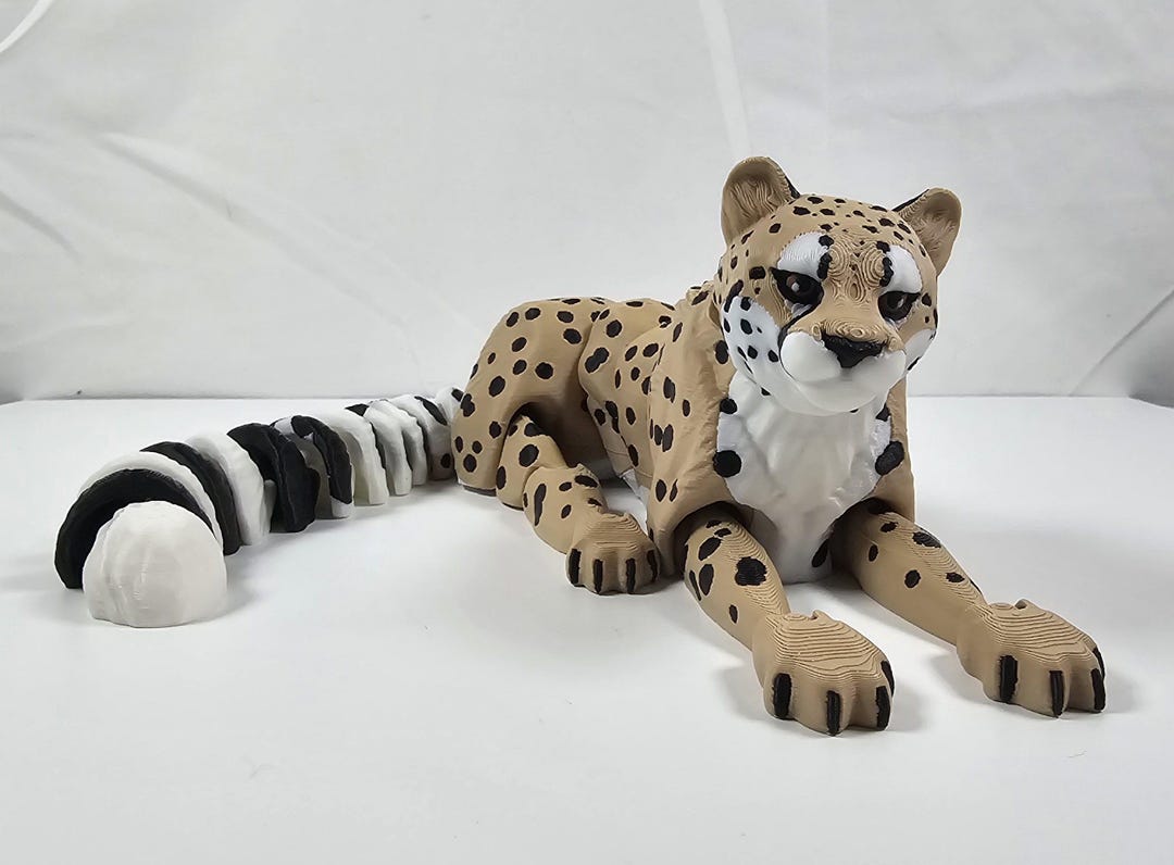 3D Articulated Cheetah - Etsy