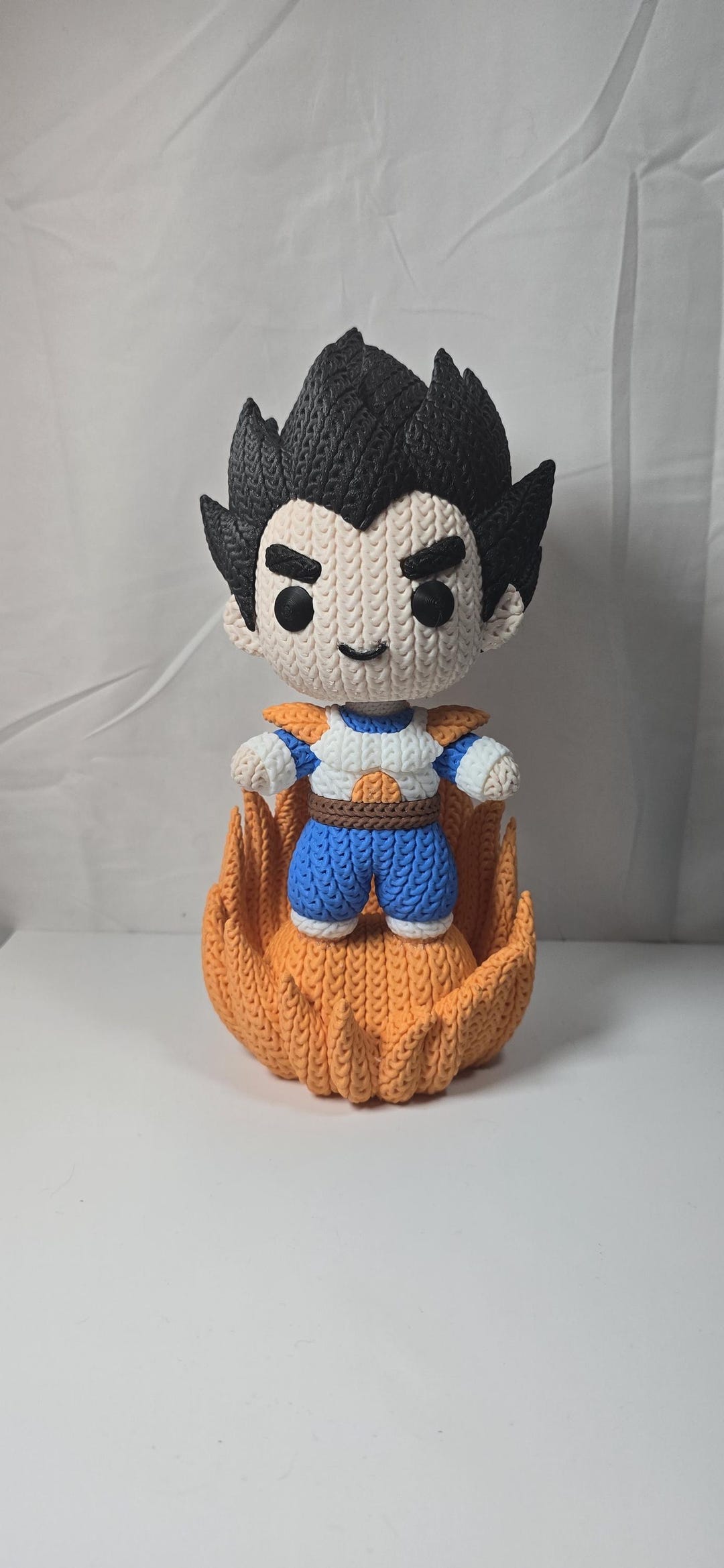 3D Printed Vegeta Crochet Style - Etsy