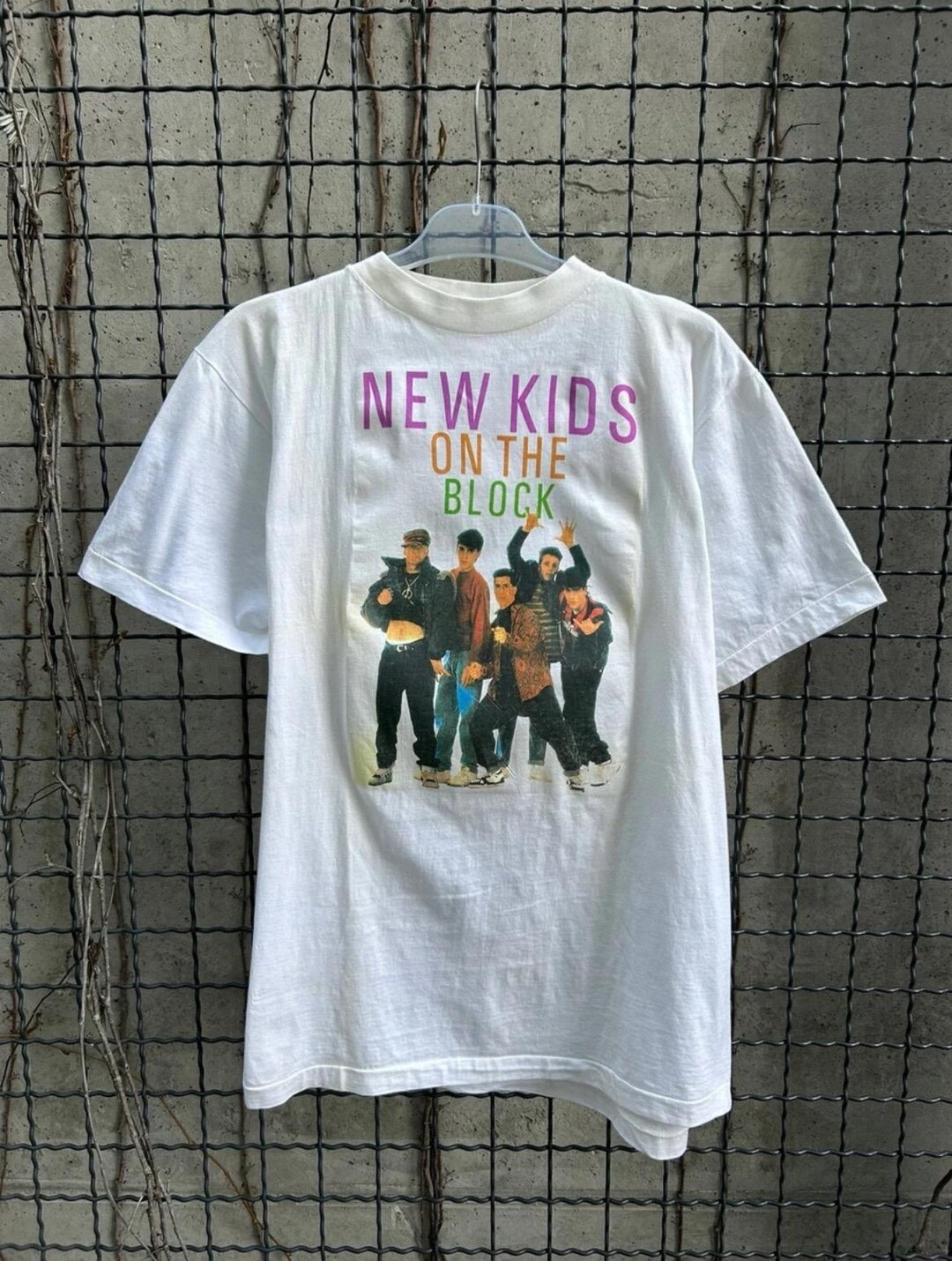 Vintage 80s New Kids on the Block Band T-shirt Size L - Etsy