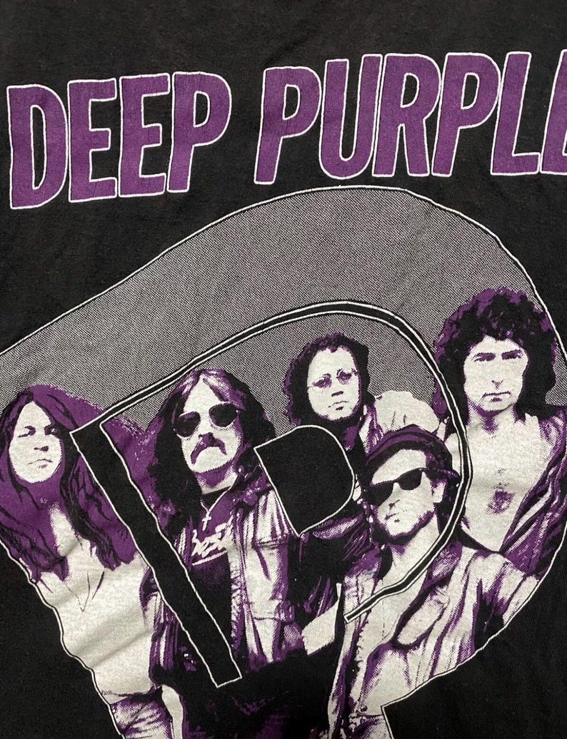 Vintage 1985 Deep Purple Rare Rock Band Tank Top Shirt - Etsy