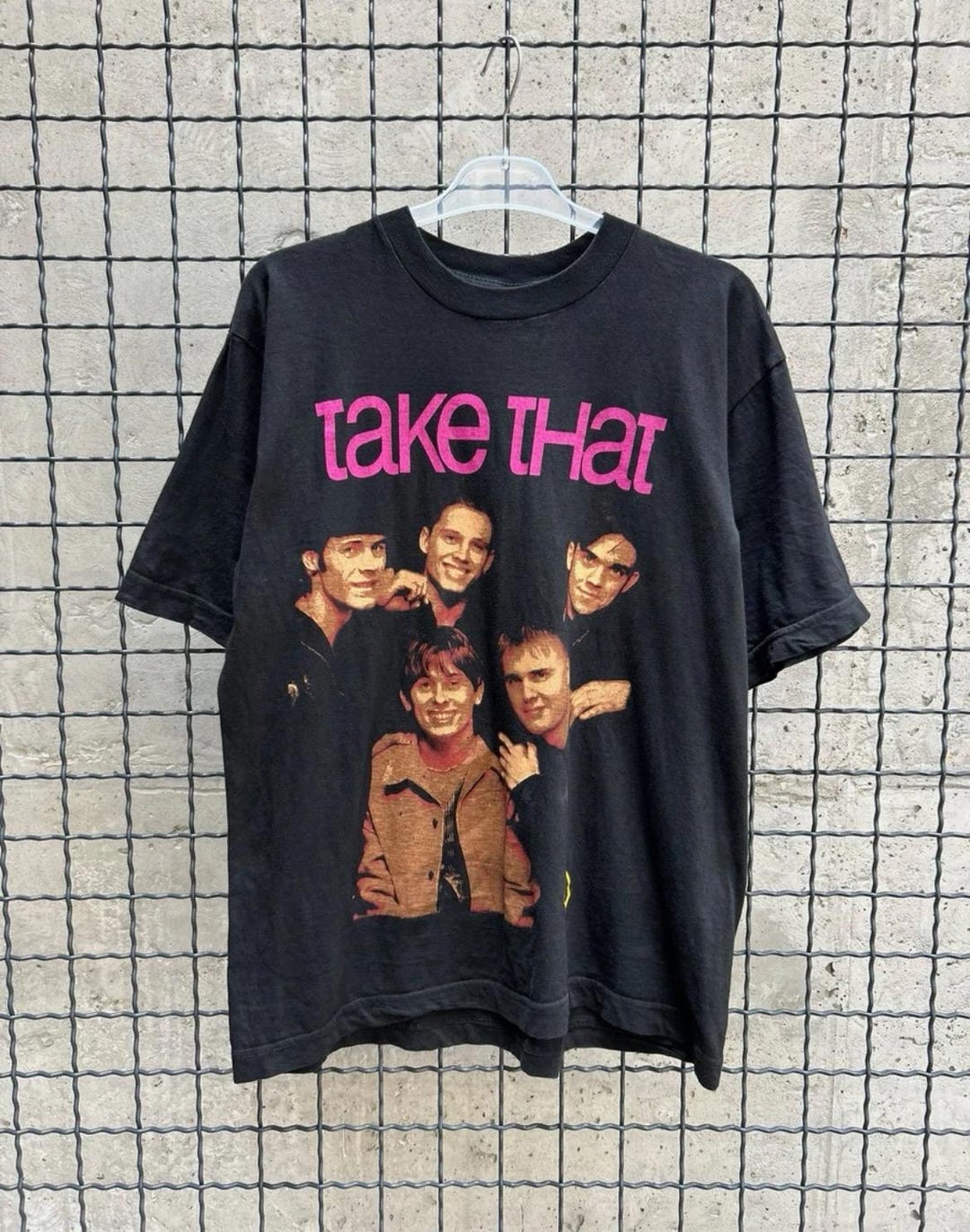 Vintage 90s Take That Rock Band T-shirt Size M - Etsy