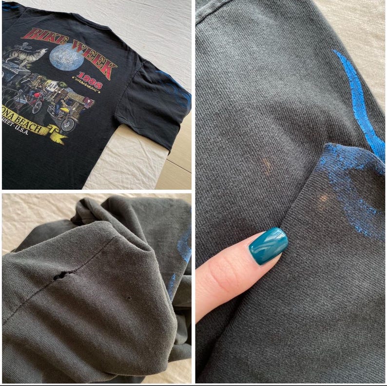 Vintage 1998 Bike Week Daytona Beach Faded Long Sleeve Shirt Size L - Etsy