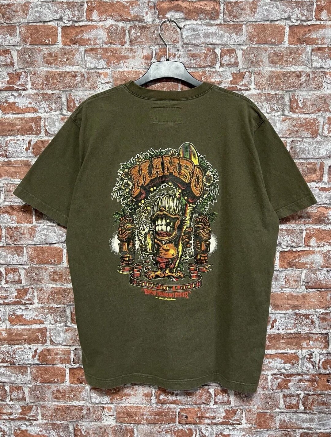 Vintage 2000 Mambo Surf De Luxe Graphic Streetwear T-shirt Size L - Etsy