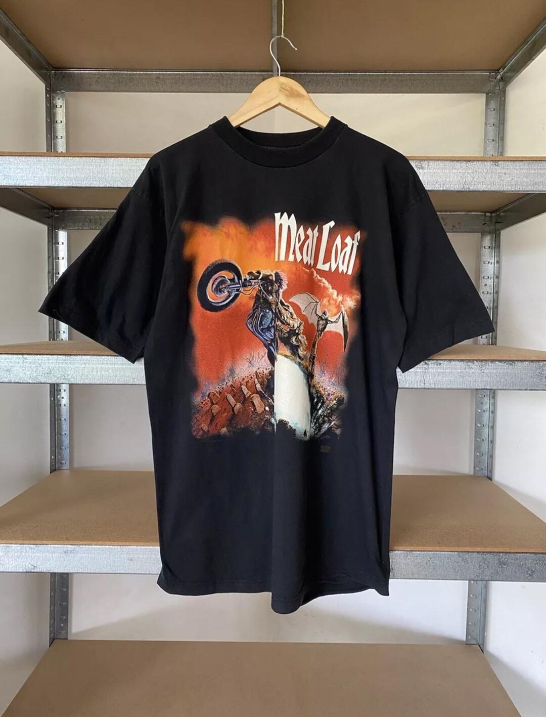 Vintage 1993 Meat Loaf Rock Band Tour T-shirt Size XL - Etsy