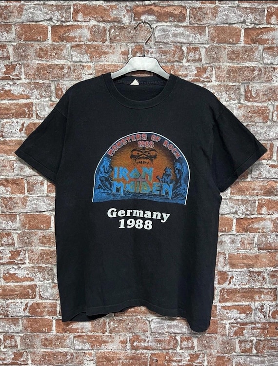 Vintage 1988 Monsters of Rock Iron Maiden Kiss German… - Gem