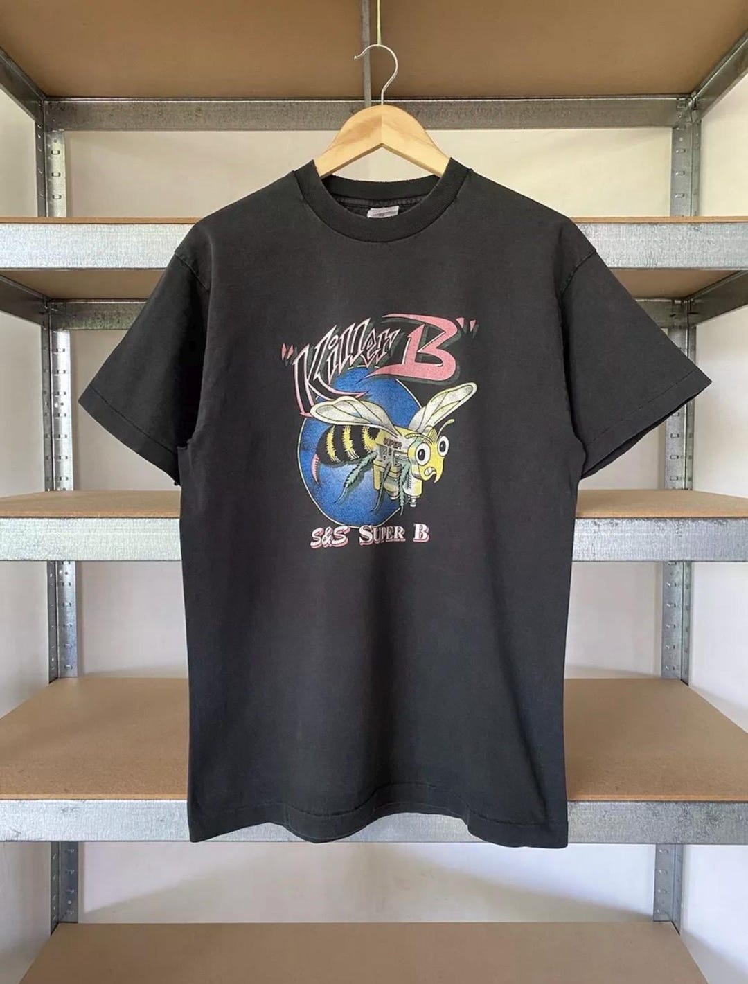 Vintage 90s S&S Cycle Killer B Motor Harley Davidson Faded T-shirt Size ...