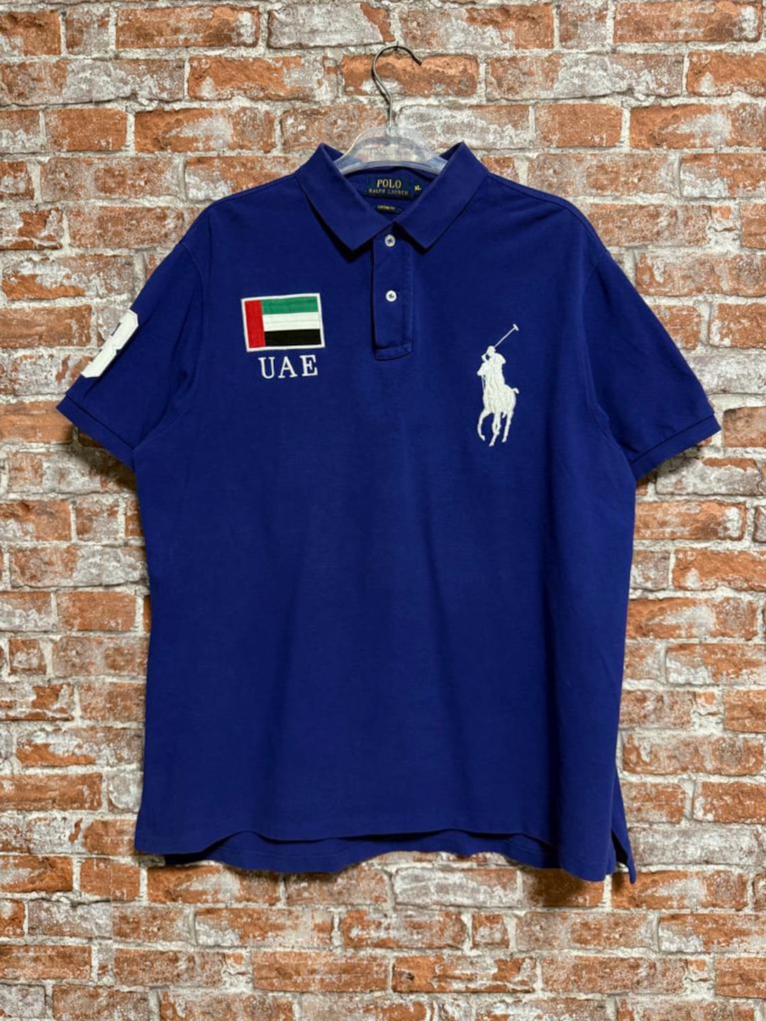 Vintage Polo Ralph Lauren United Arab Emirates #3 UAE Polo Shirt Size ...