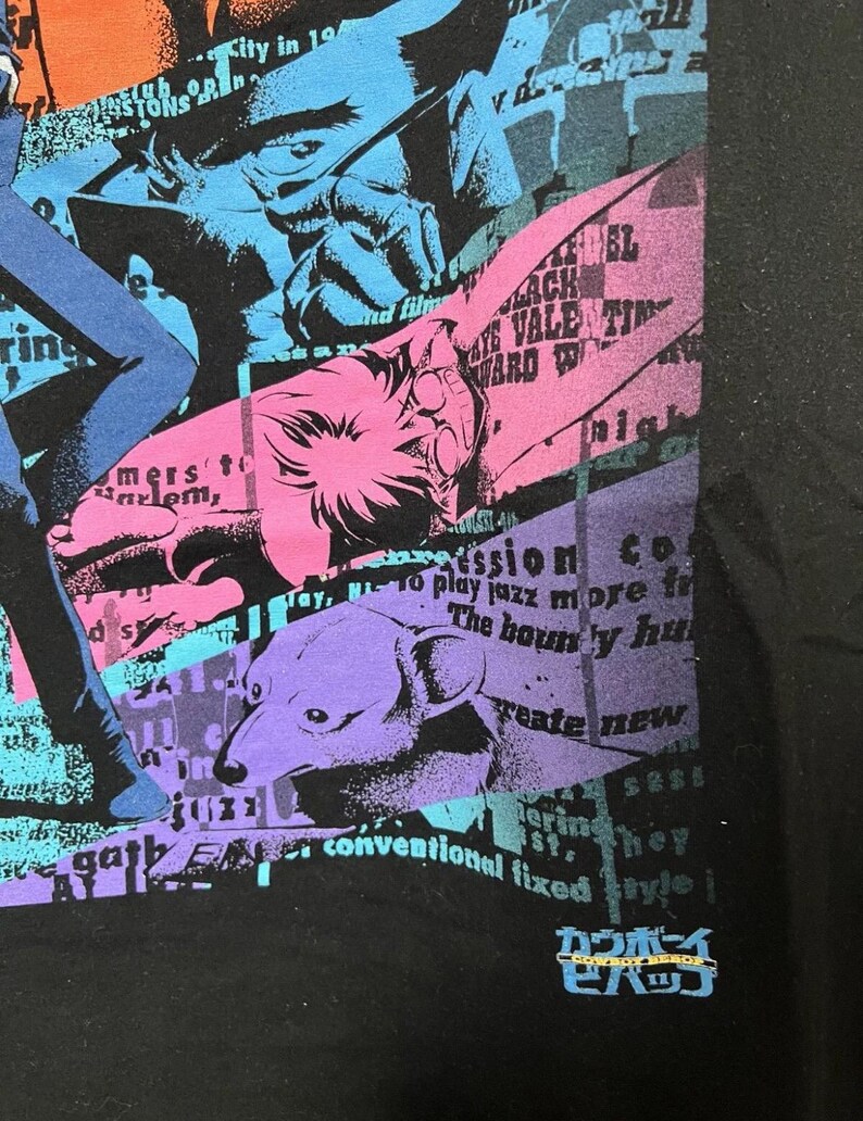 Vintage 00s Cowboy Bebop Anime Cartoon Tshirt - Etsy