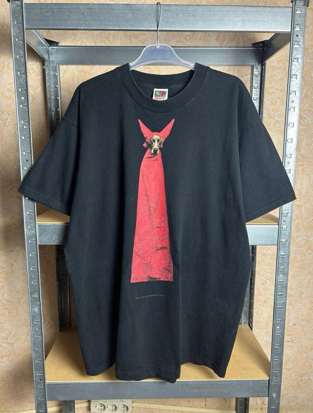 Vintage 1995 Devil Dog by William Wegman Art T-shirt Size XL - Etsy