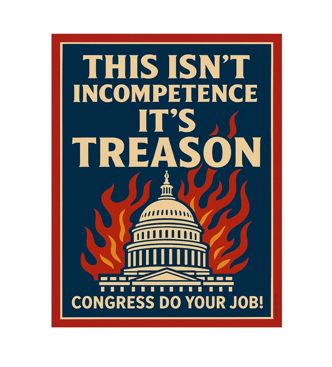 Printable Protest Poster – 22x28" – High-resolution Digital Download ...