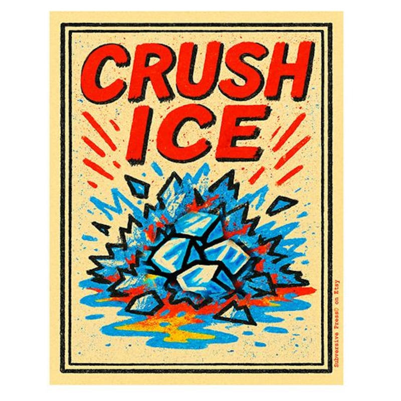 Anti Ice Posters - Etsy