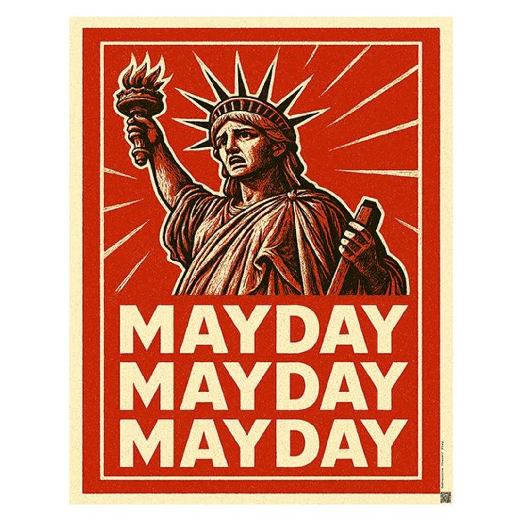 Printable Protest Poster Sign – Mayday Mayday – Instant Download ...