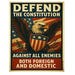Printable Protest Sign DEFEND THE CONSTITUTION Political Instant ...