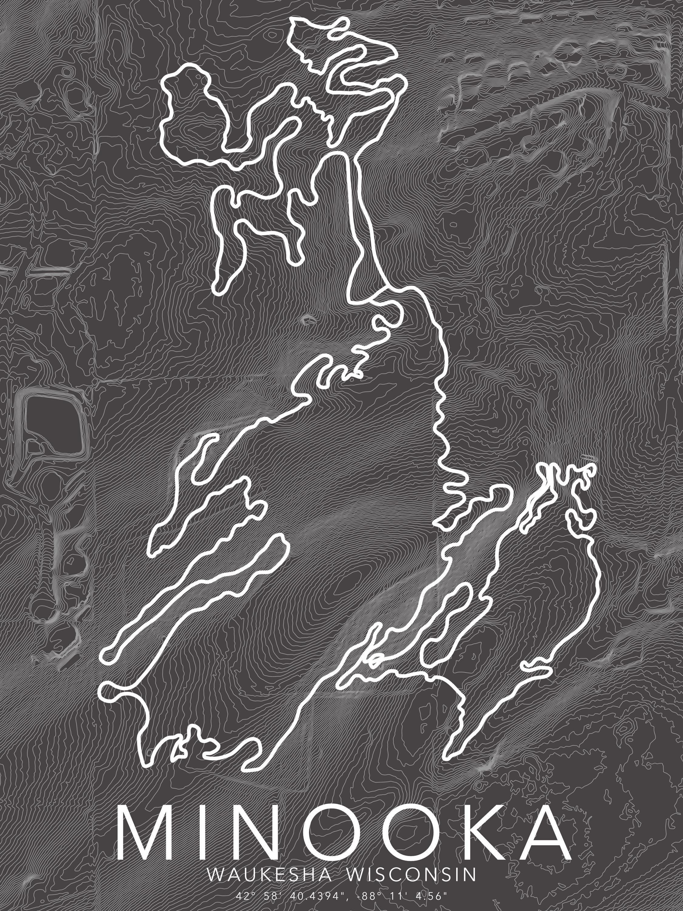 Minooka Mountain Bike Trail Map Poster - Etsy