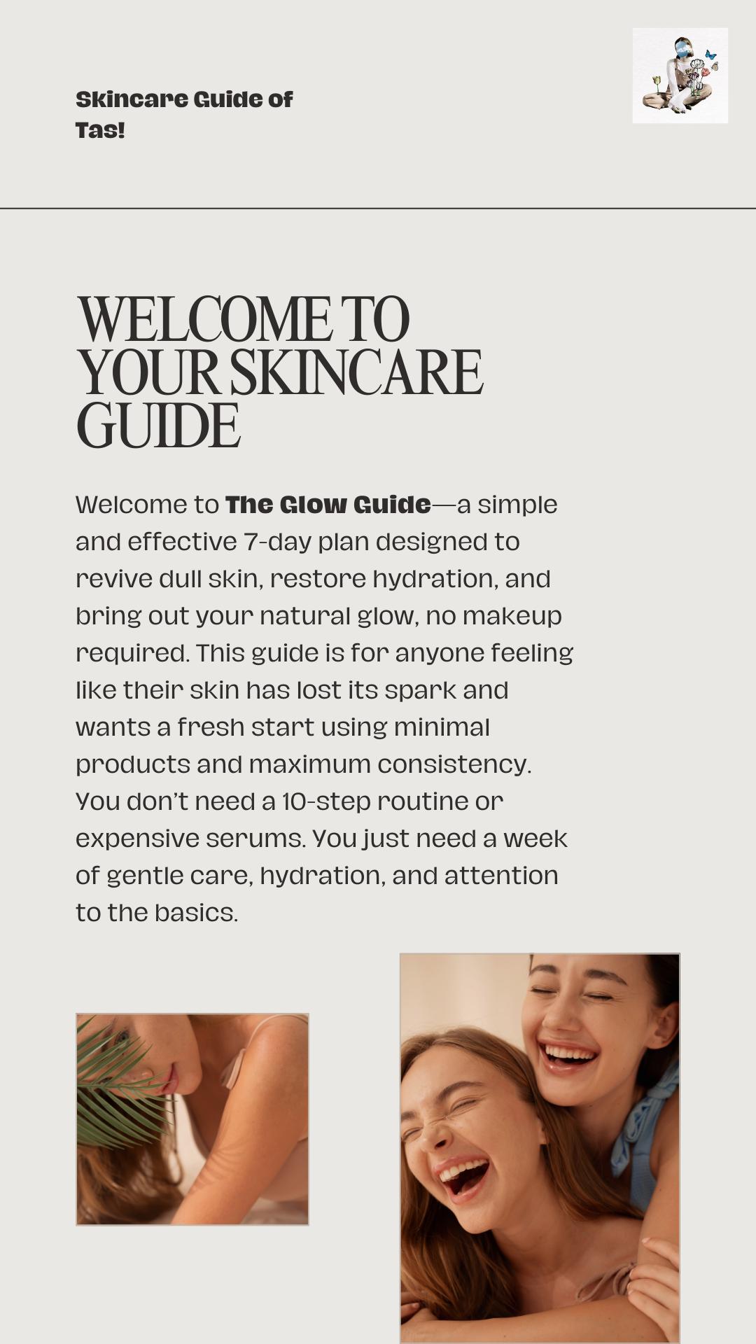 The Glow Guide – 7-day No-makeup Skincare Routine | Skin Reset Ebook for Glowing Skin | Digital ...
