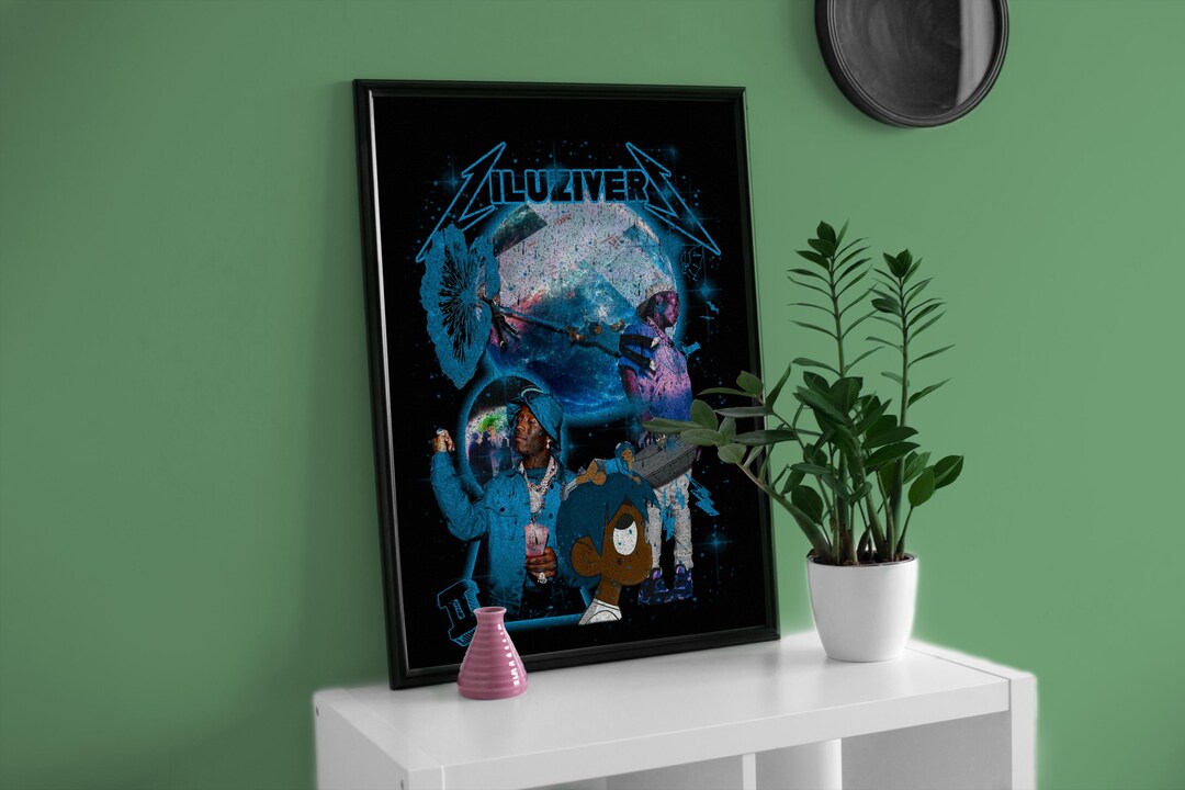 Lil Uzi Vert Poster - Eternal Atake Wall Art - Vibrant Rap Decor - Hip ...