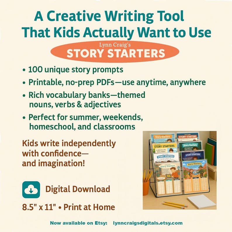 Story Starters - Careers: Chef | Printable Writing Prompt PDF | Digital ...