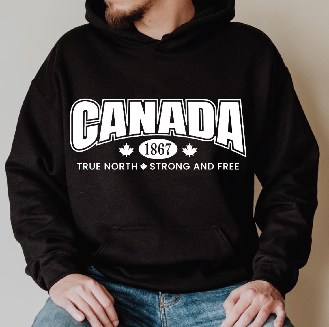 Canada True North Strong and Free - Etsy