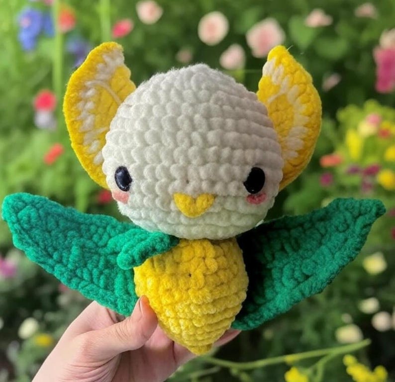 Citrus Fruit Bats Crochet Pattern – Lemon, Lime, Orange, Grapefruit ...