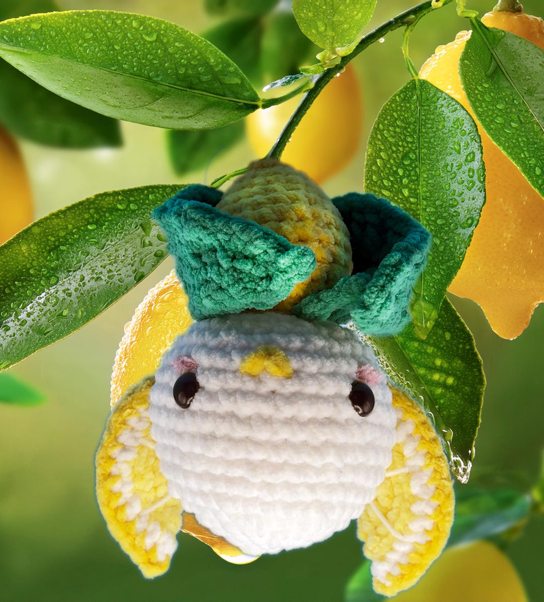 Citrus Fruit Bats Crochet Pattern - Lemon, Lime, Orange, Grapefruit ...