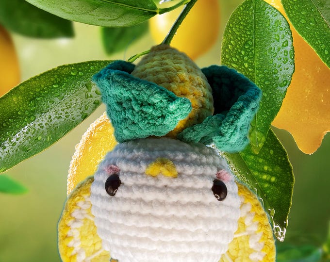 Citrus Fruit Bats Crochet Pattern – Lemon, Lime, Orange, Grapefruit ...