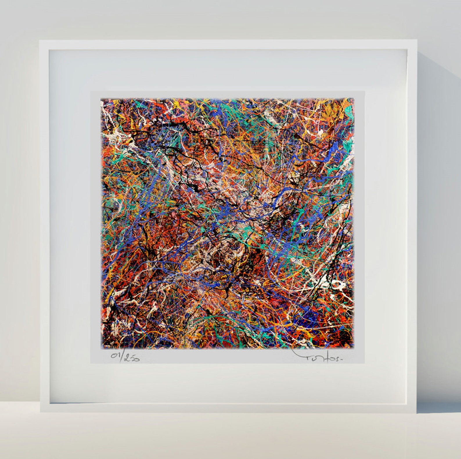 Limited Edition Art Print Tehos Artwork Abstraction P407 29 X 42 Cm A3 ...