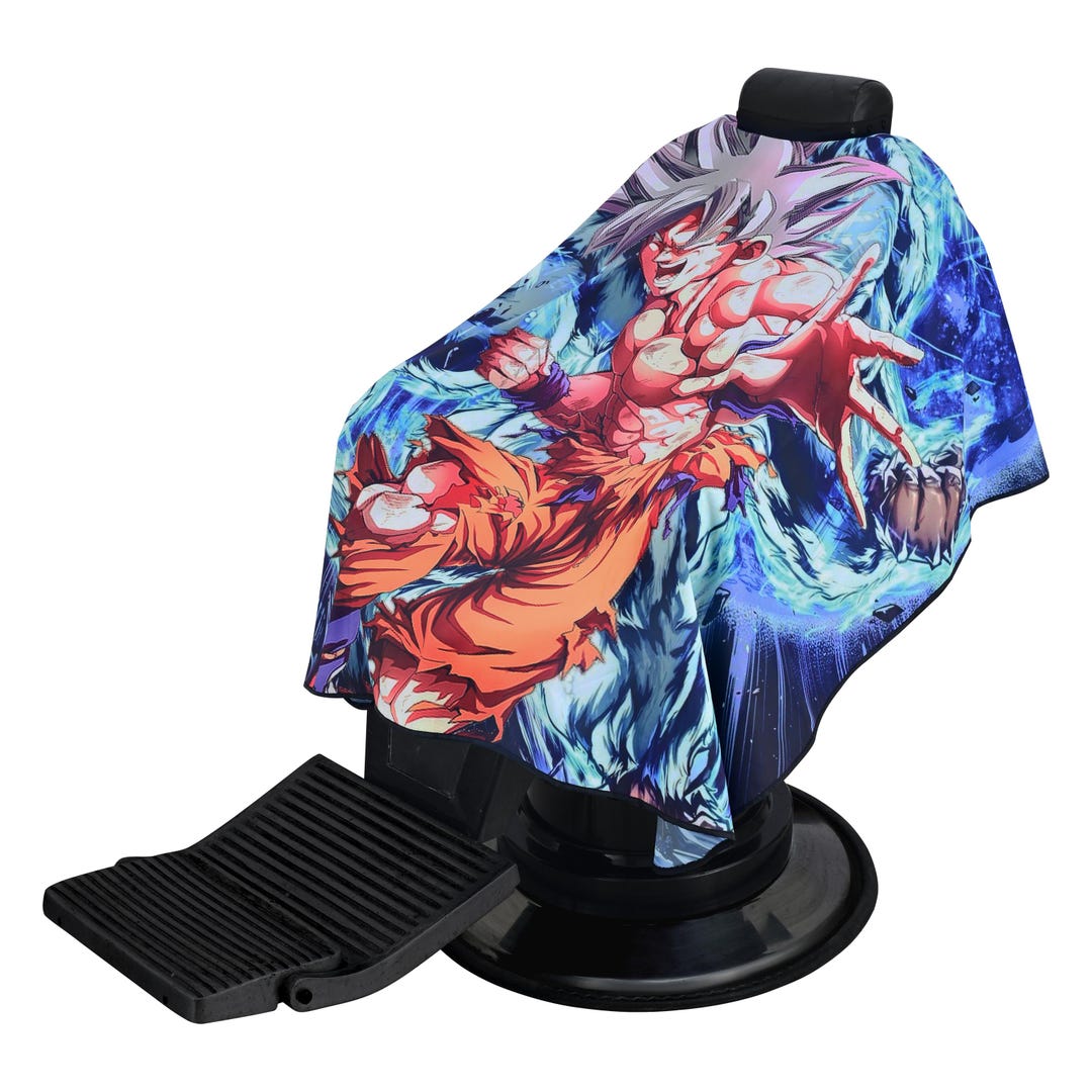 Dragon Style Z Goku Kids Barber Cape, Kids Sublimated Cutting Capes ...