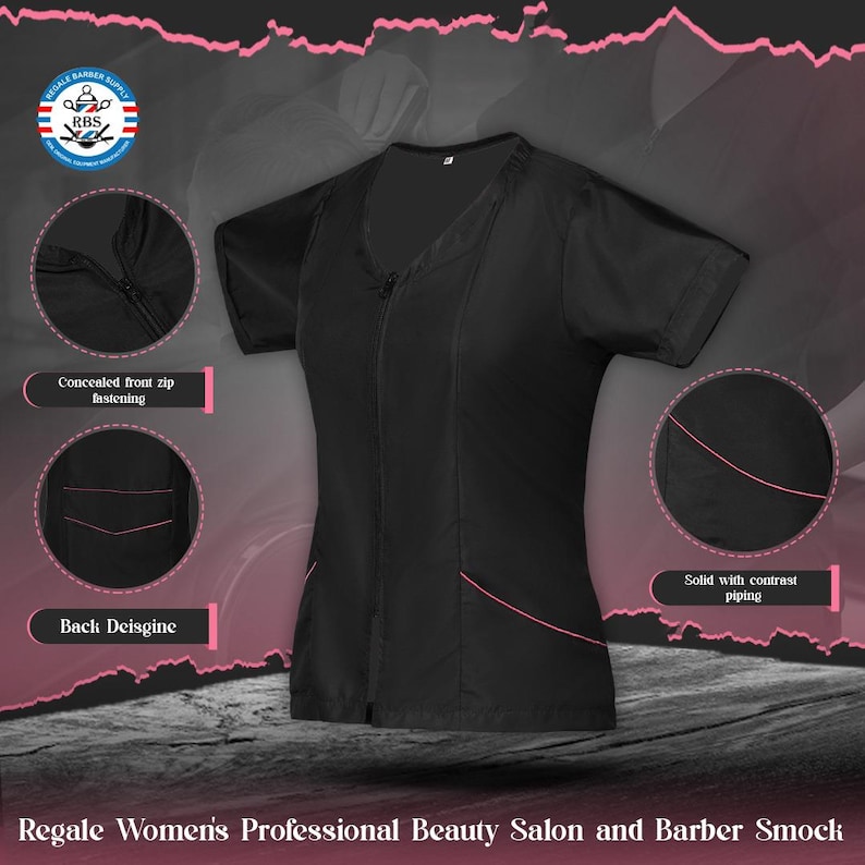 Regale Barber Supply Womens Professional Beauty Salon and Barber Smock ...