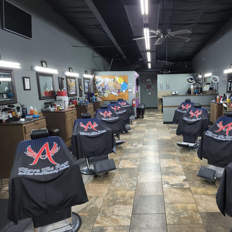 Regale Barber Supply Customized Barber Cape Your Brand Your Style ...