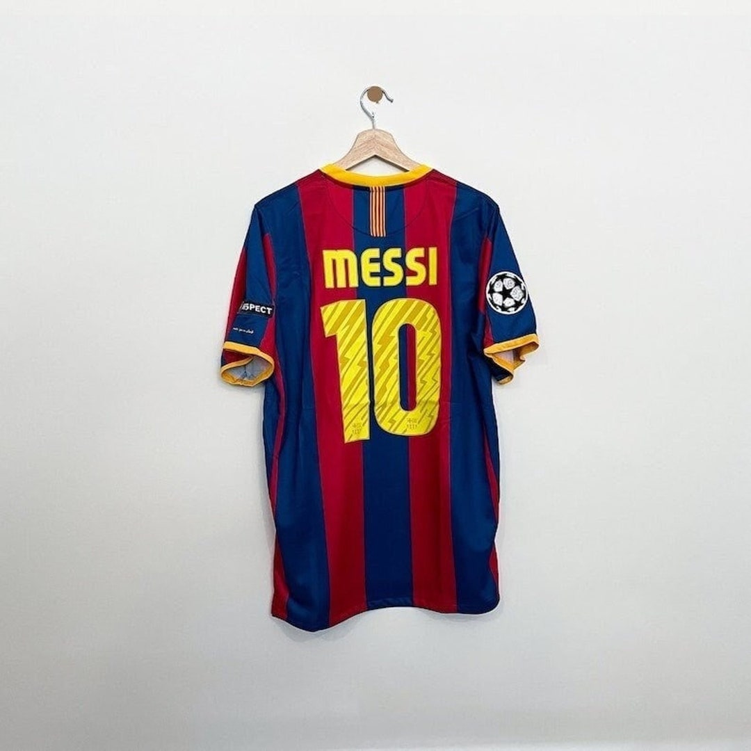 Barcelona 2010-2011 Messi 10 Football Jersey Retro Soccer - Etsy