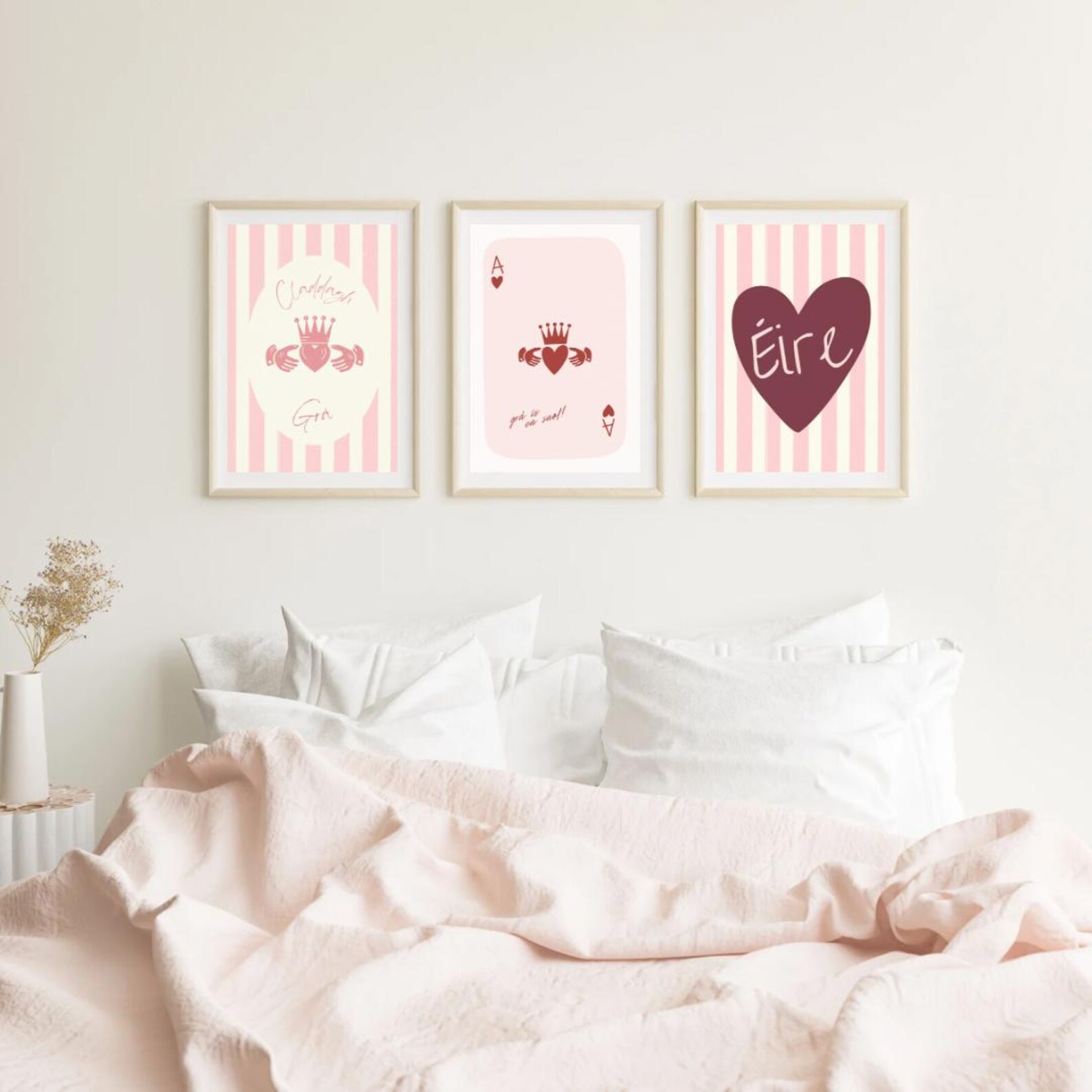 Irish Claddagh “grá” Digital Print Claddagh Ring Love Symbol Wall Art ...