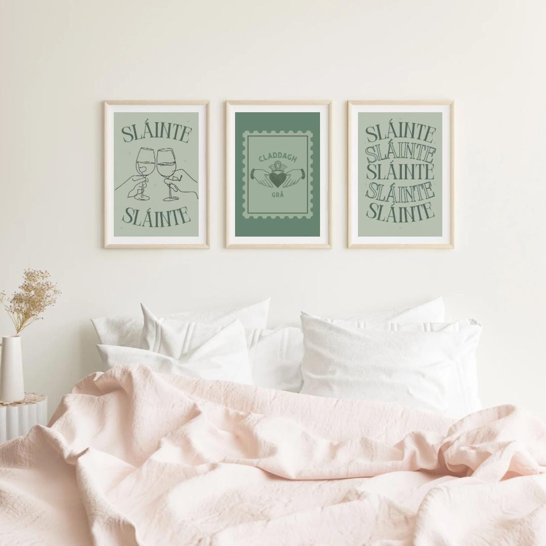 Irish Claddagh “grá” Digital Print Claddagh Ring Love Symbol Wall Art ...