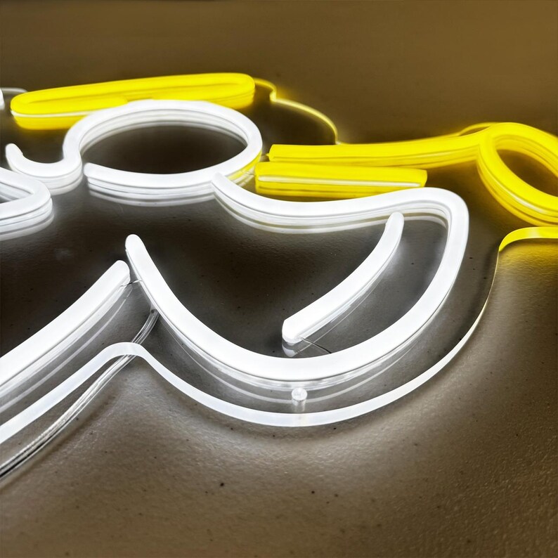 LED Neon Strip Light Angel and Trumpet Christmas Decoration - Lighted ...