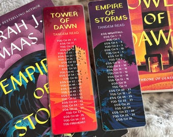 Throne of Glass - Tandem Read Bookmarks - Set of 2 - Matches New Covers ...