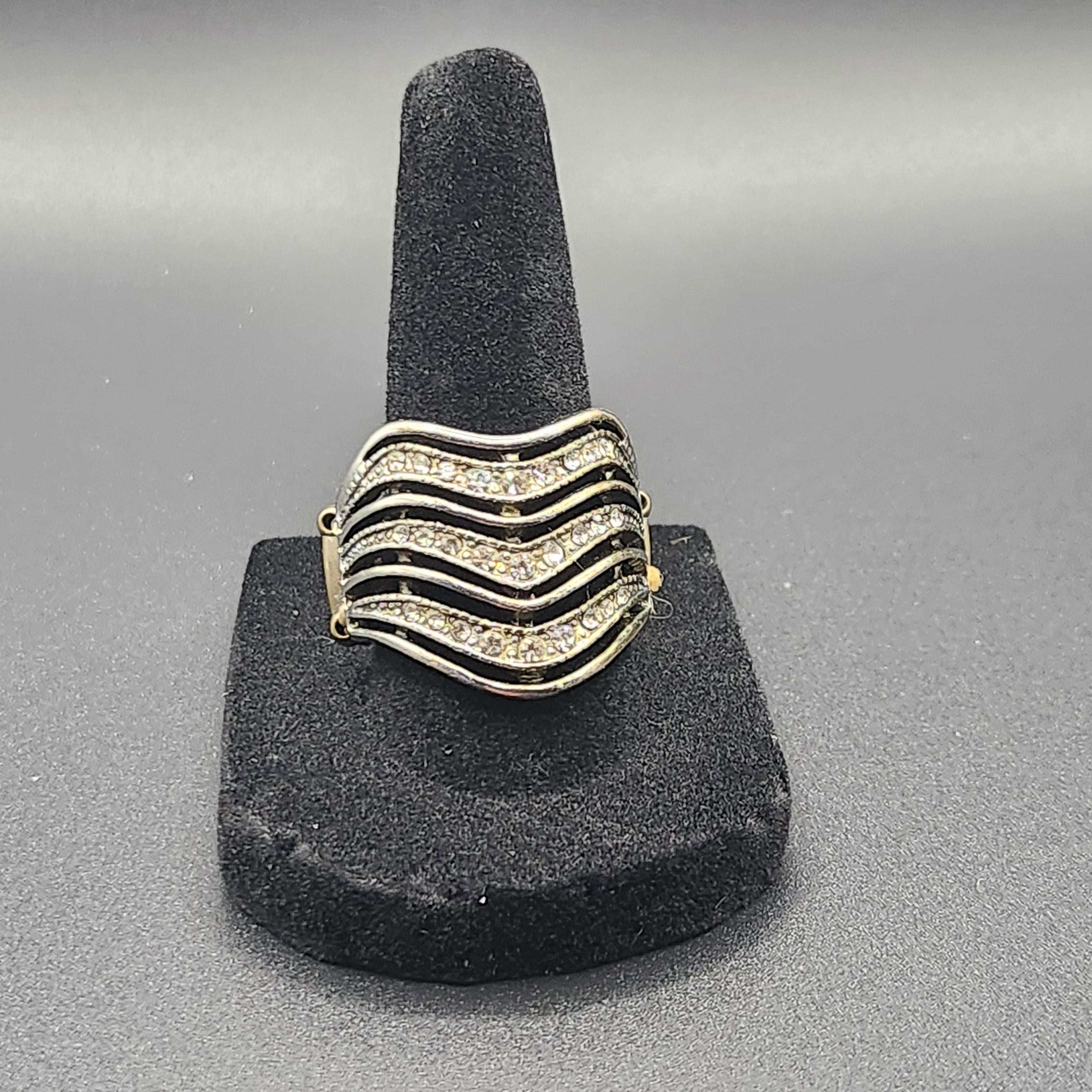 Stretchable Rings, Vintage Elastic Rings. Fashion Cocktail Rings ...