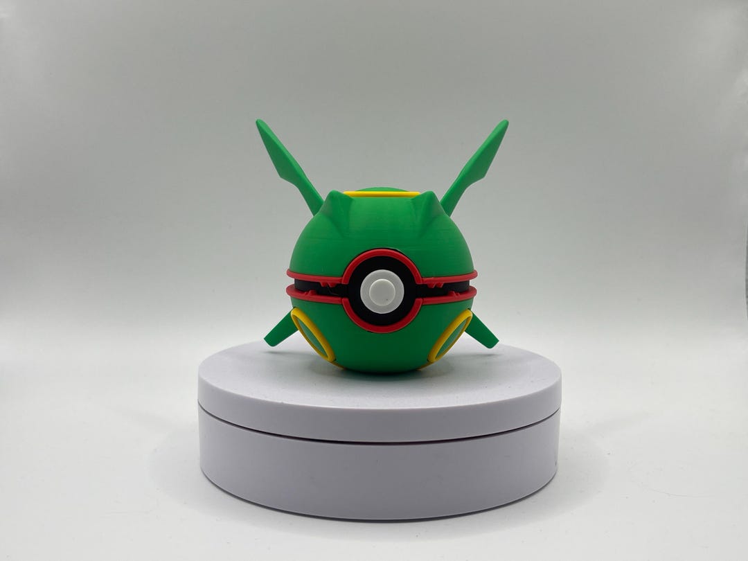 Rayquaza 3D Printed Pokéball - Etsy