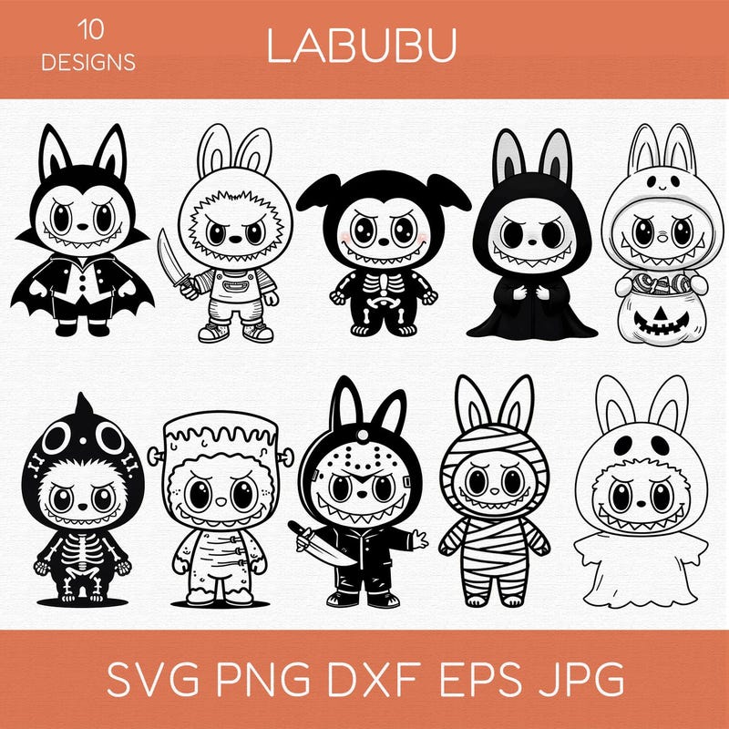 Labubu Clipart - Etsy