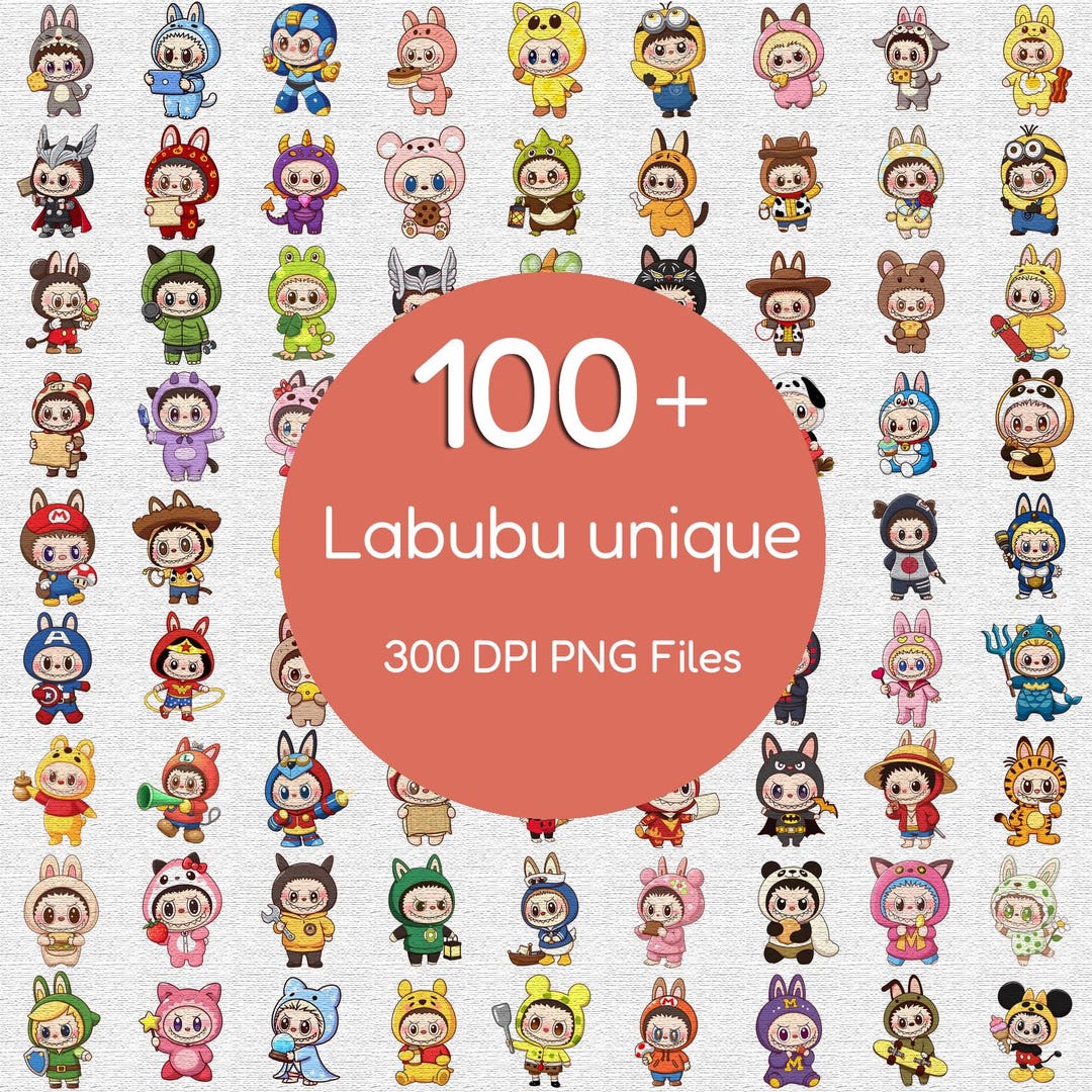 100+ Cute Labubu Cartoon Bundle Png, Labubu Png, Funny Cartoon Png ...