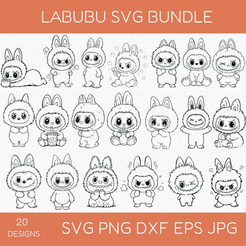 Labubu Vector - Etsy