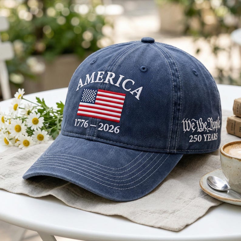 Embroidered Baseball Cap: America 1776-2026, We the People 250 Years - Etsy