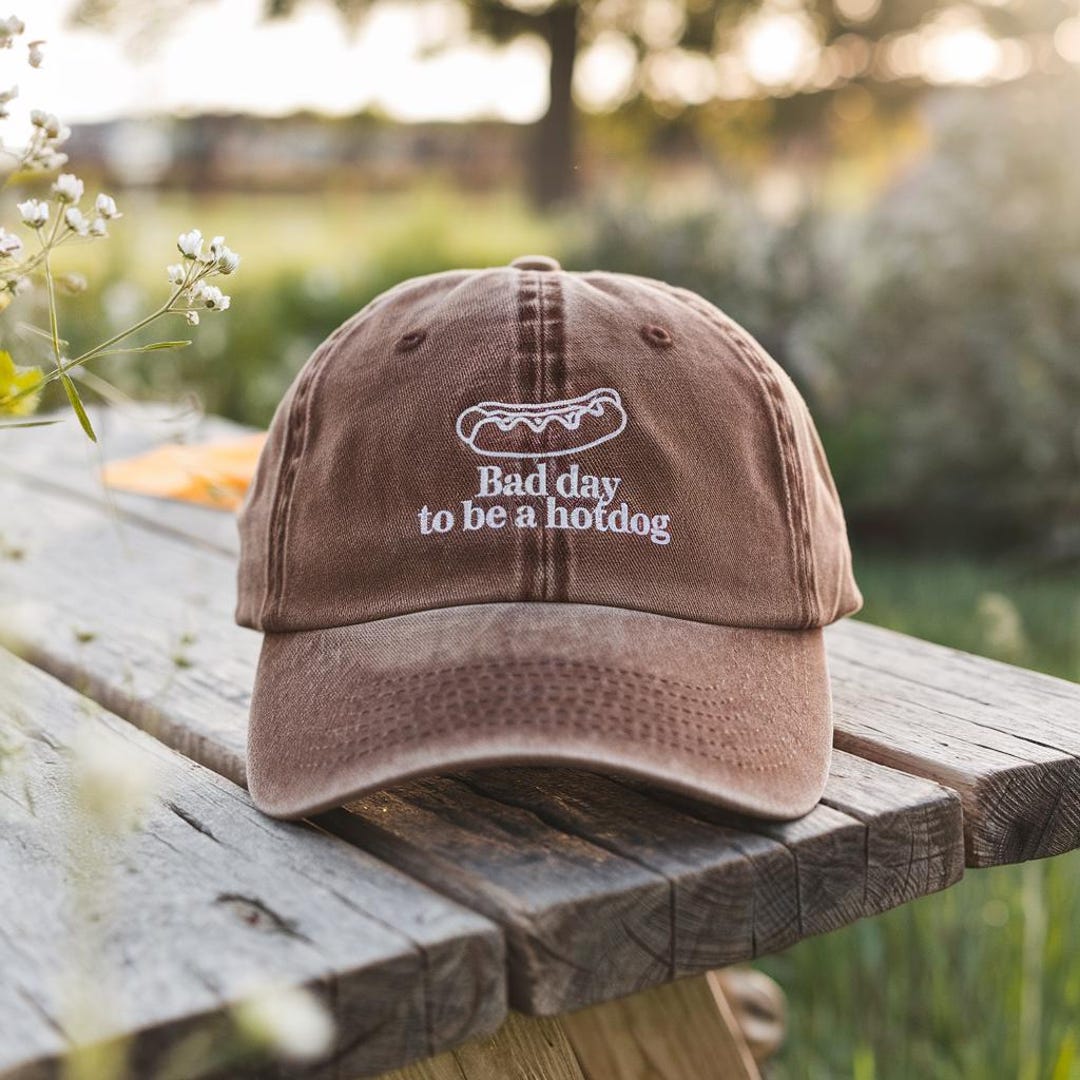 Hot Dog Hat, Funny Retro Hotdog Hat, Women's 4th of July Hat, Memorial ...