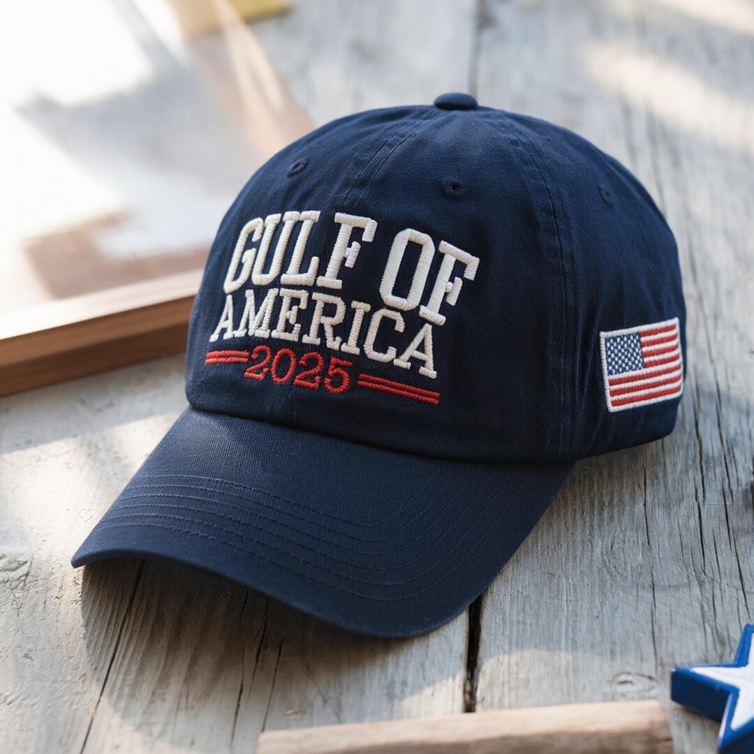Gulf of America Hat, Embroidered Republican Hat With USA Flag ...