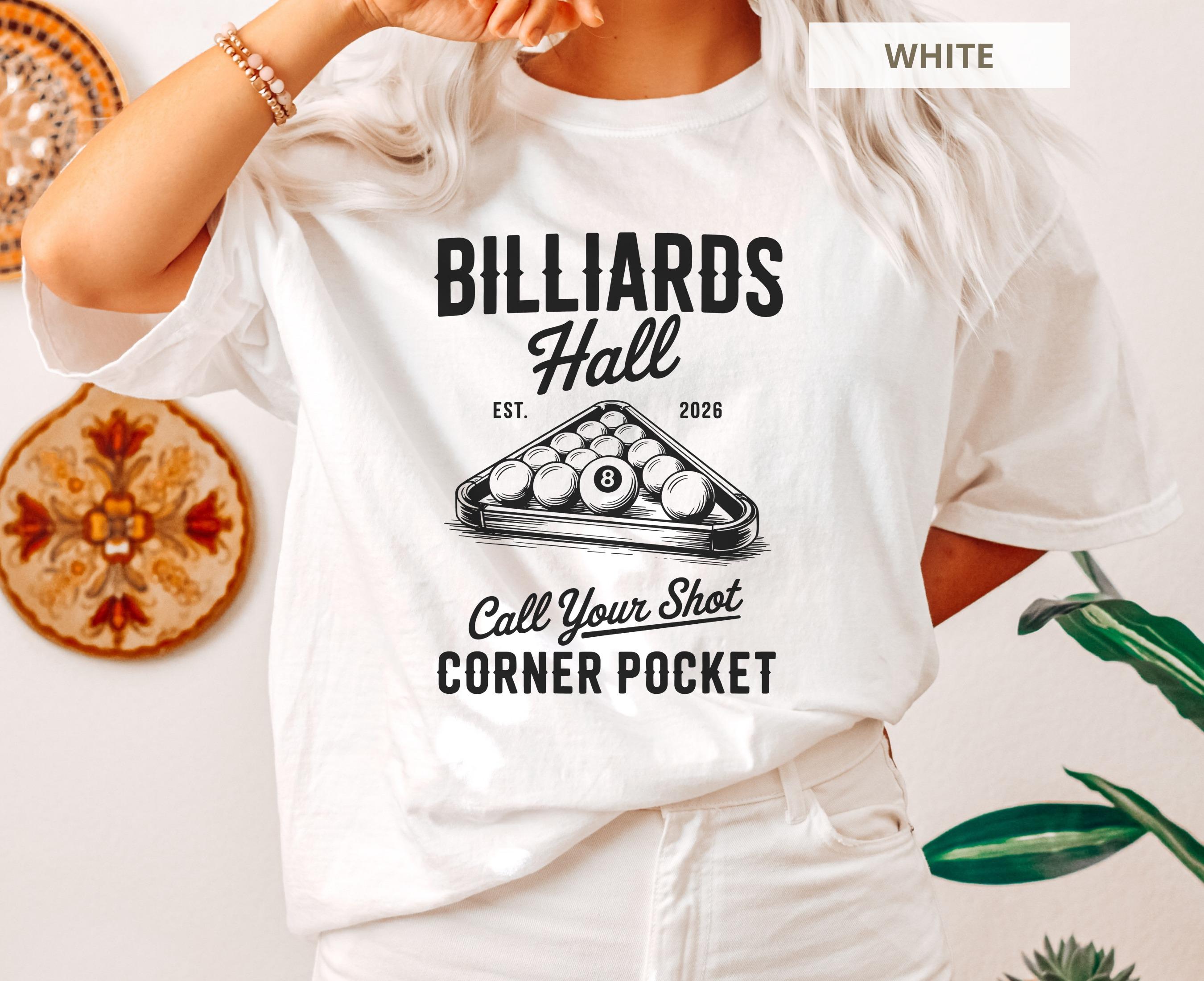 Billiards Hall Shirt Pool Custom Date Comfort Colors Tshirt, Funny ...