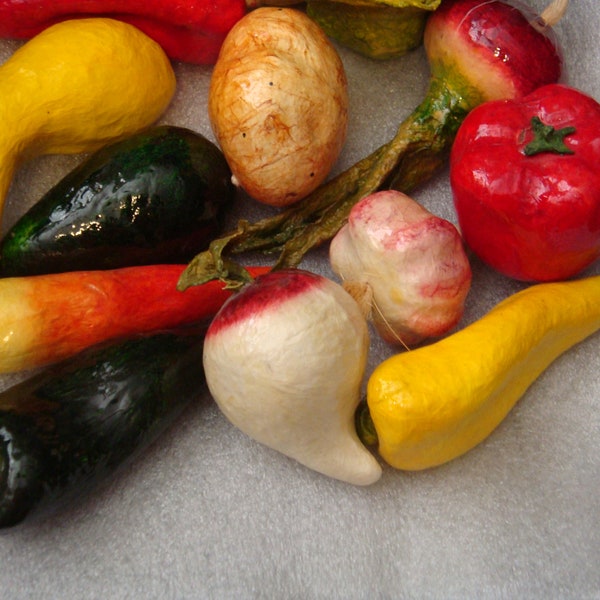 Paper Mache Fruit - Etsy