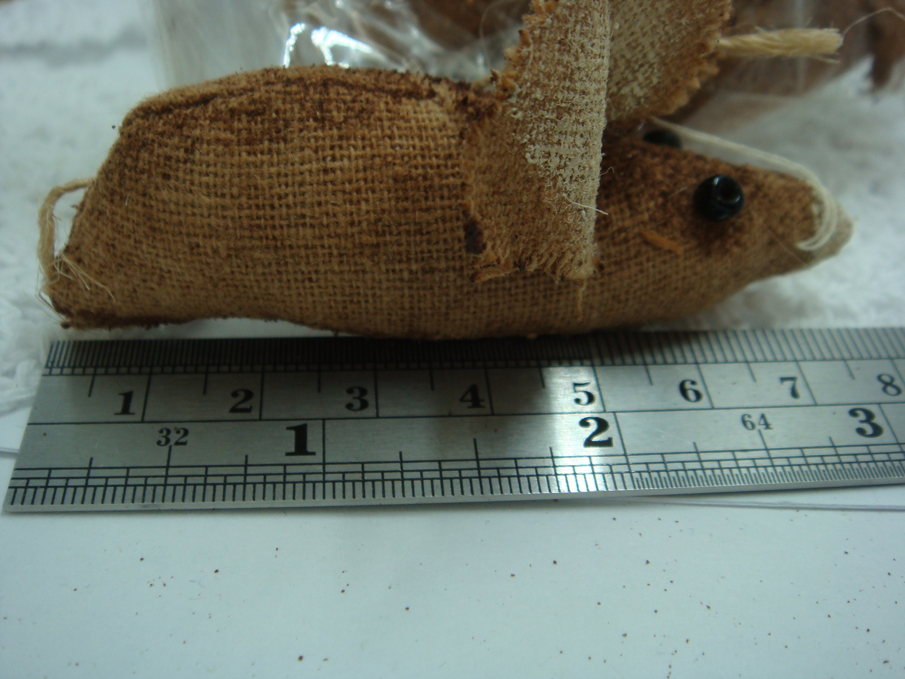 Osnaburg Mice Primitive Country Cabin Rustic Handmade Linen Set of 3 ...